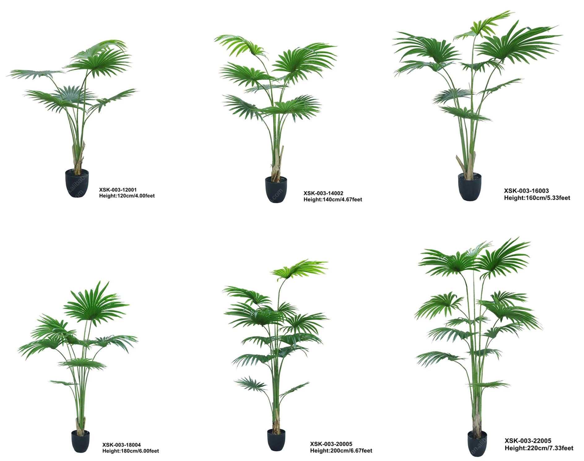 Artificial Fan Finger Palm Tree In Pot Artificial Palm Tree For ...