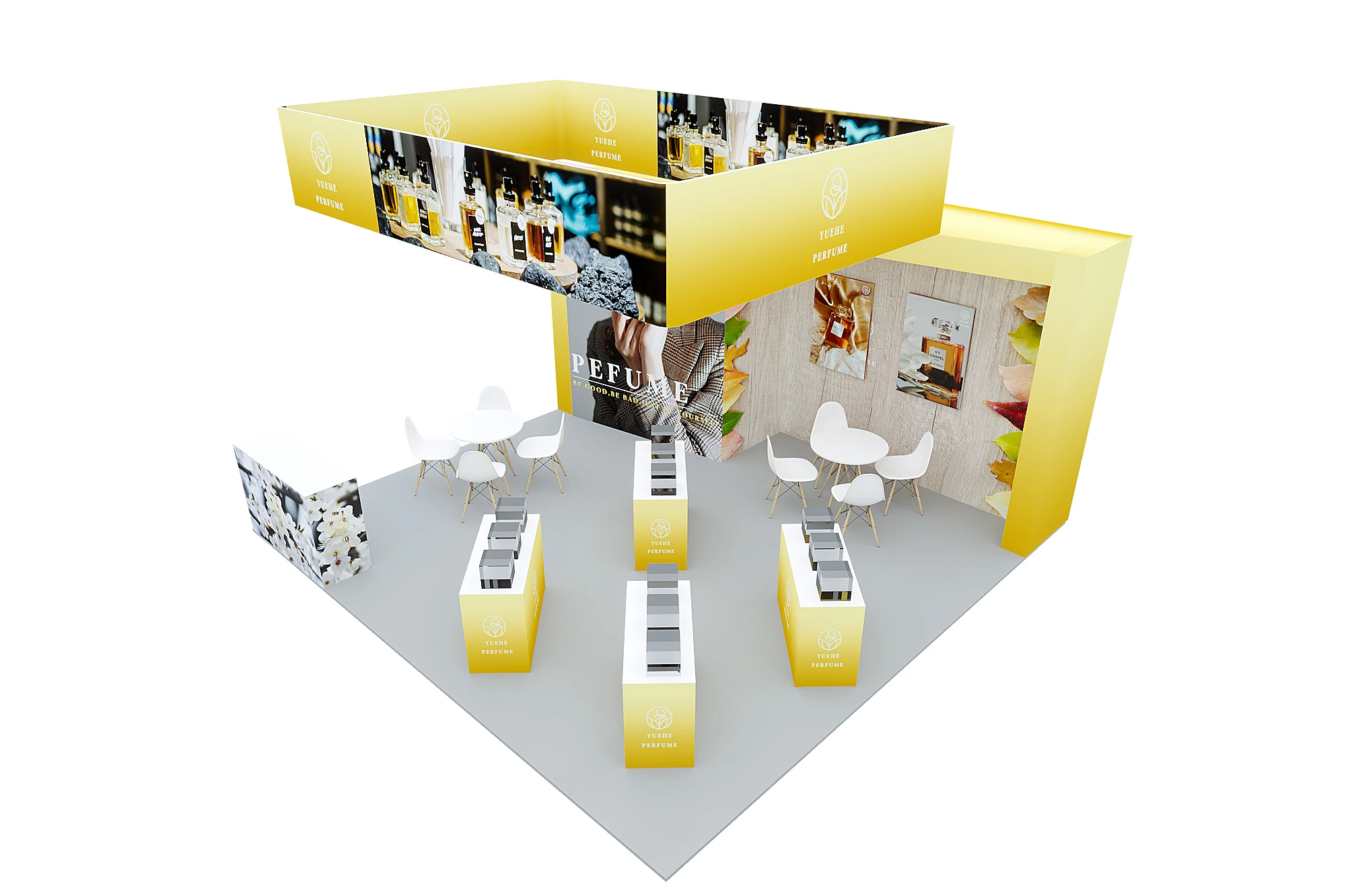 Customised 20x20 Aluminum Modular Booths Backdrops Exhibition Equipment ...
