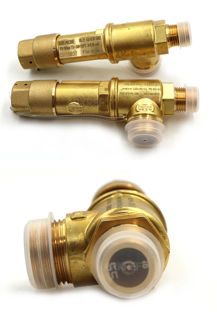 Castel Threaded Safety Valves - Reliable Refrigeration Parts