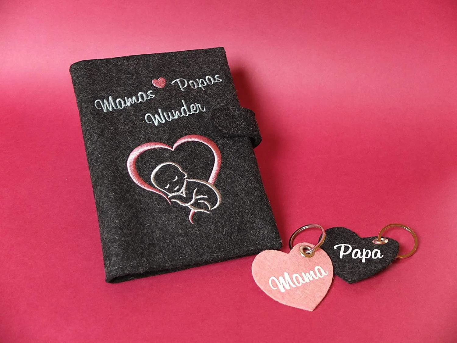 Embroidery Pattern Design Mutterpass Maternity Passport Cover Felt Card ...