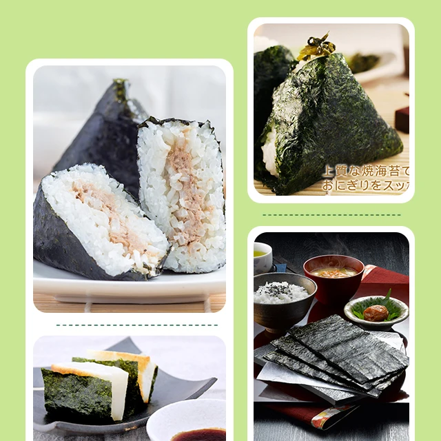 Temaki Nori Sushi Rice Roll Nori Onigiri Nori - Buy Sushi Material,Hot ...