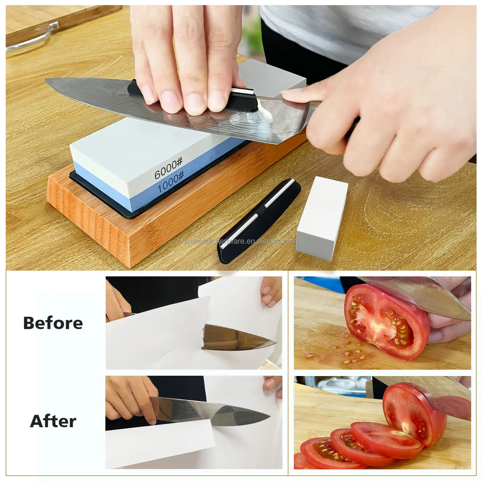 Benshine Sharpening Whetstone Kit - Precision & Durability