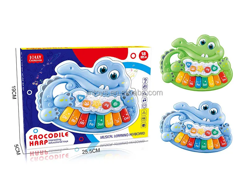 Jinming Hot Sale Crocodile Keyboards Musical Toy Electronic Organ Toy ...