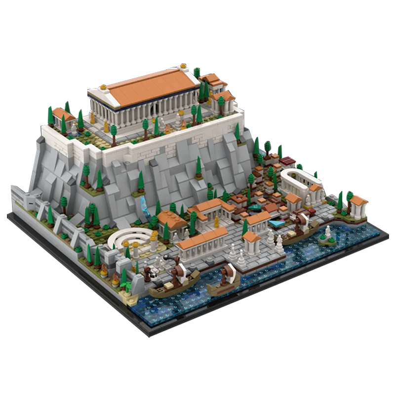 Golds Moc Acropolis Of Athens Puzzle Building Blocks Castle ...