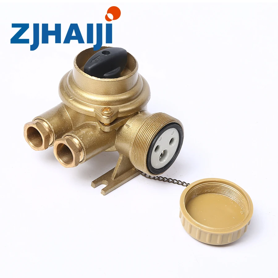 IMPA 792887 Watertight IP56 Brass Receptacle With Switch 3 Pin, 250V ...