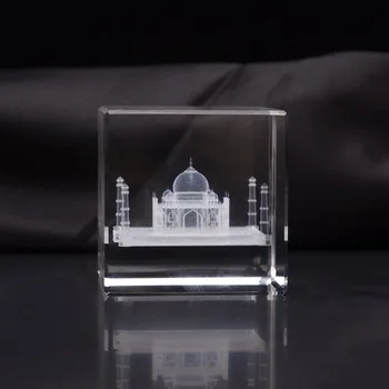 Taj Mahal in 3D Crystal Cube, Taj Mahal crystal paperweight| Alibaba.com