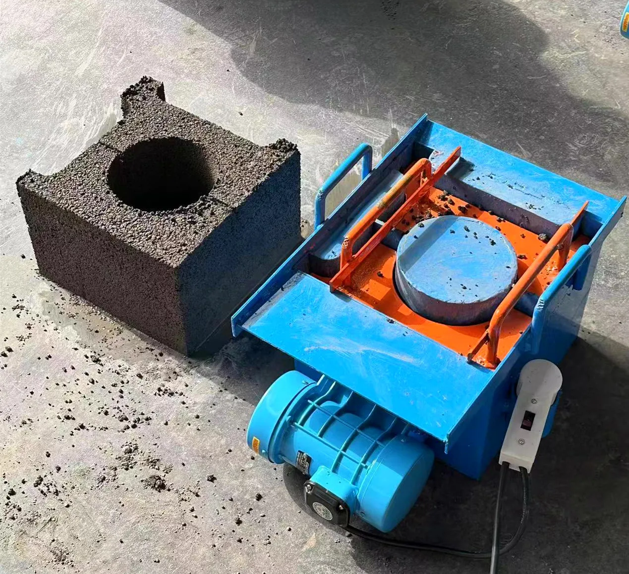 390*190*190 Two-Phase Electric Hollow Brick Machine