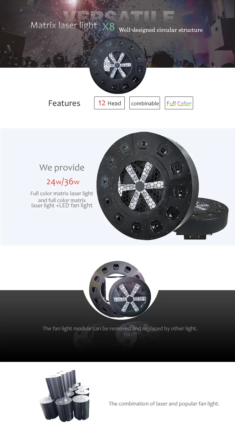New Disco Laser 3d 24w Programmable Rgb Dmx Beam Dj Laser 12 Eyes Laser ...