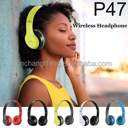P47 Wireless Headphones - True Wireless Earbuds with Noise Cancelling ...