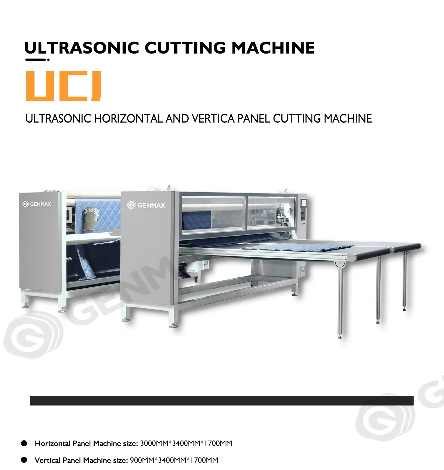 Ultrasonic Horizontal & Vertical Panel Cutting Machine Quilting Machine ...