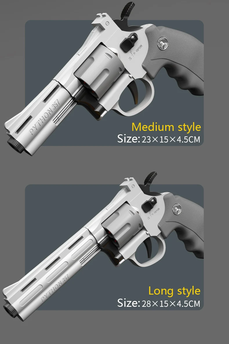 Eva Left Wheel Soft Bullet Gun Zp5 Medium Style Revolver Hand Cast Auto ...