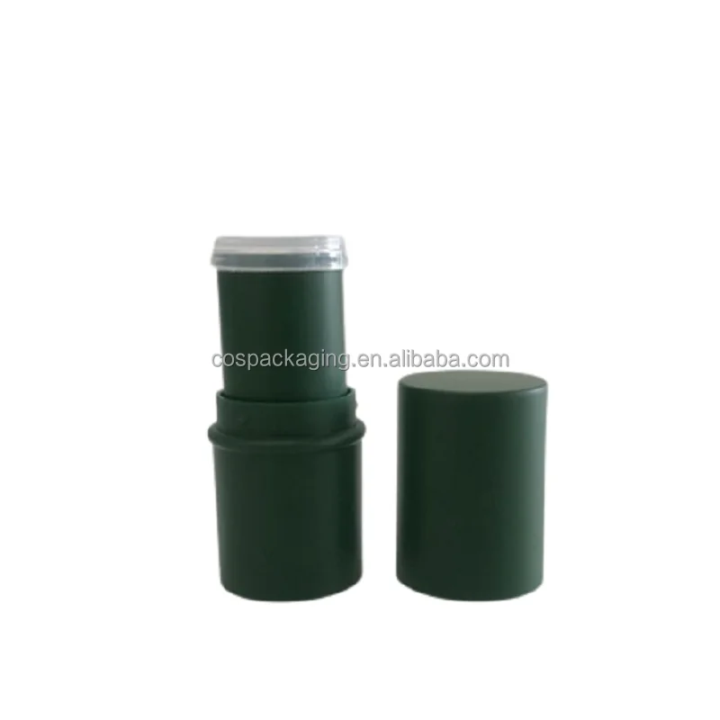 Lip Balm Container 6g Matte Black Frost White Round Big Direct Filling ...