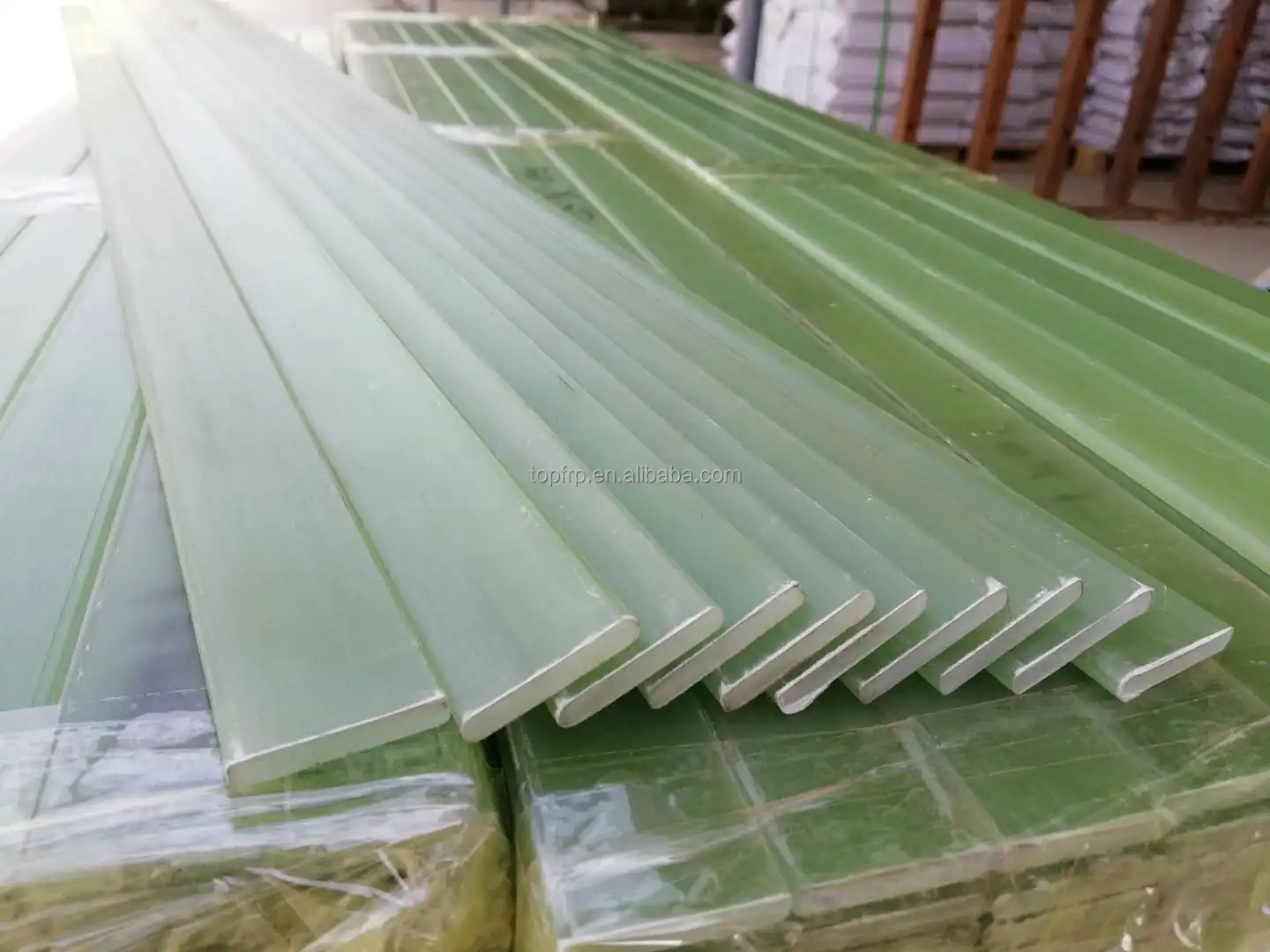 High Strength Epoxy Fiberglass Batten Frp Epoxy Resin Flat Bars For Bow ...