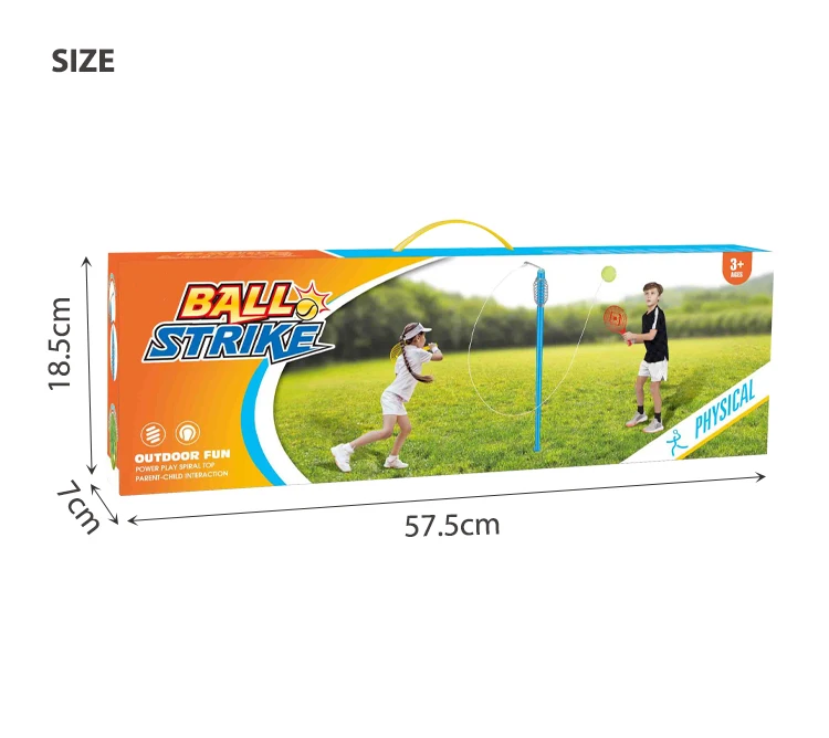 Tennis Training Toy Swing Tennis Ball Set With 2 Rackets Children Game ...