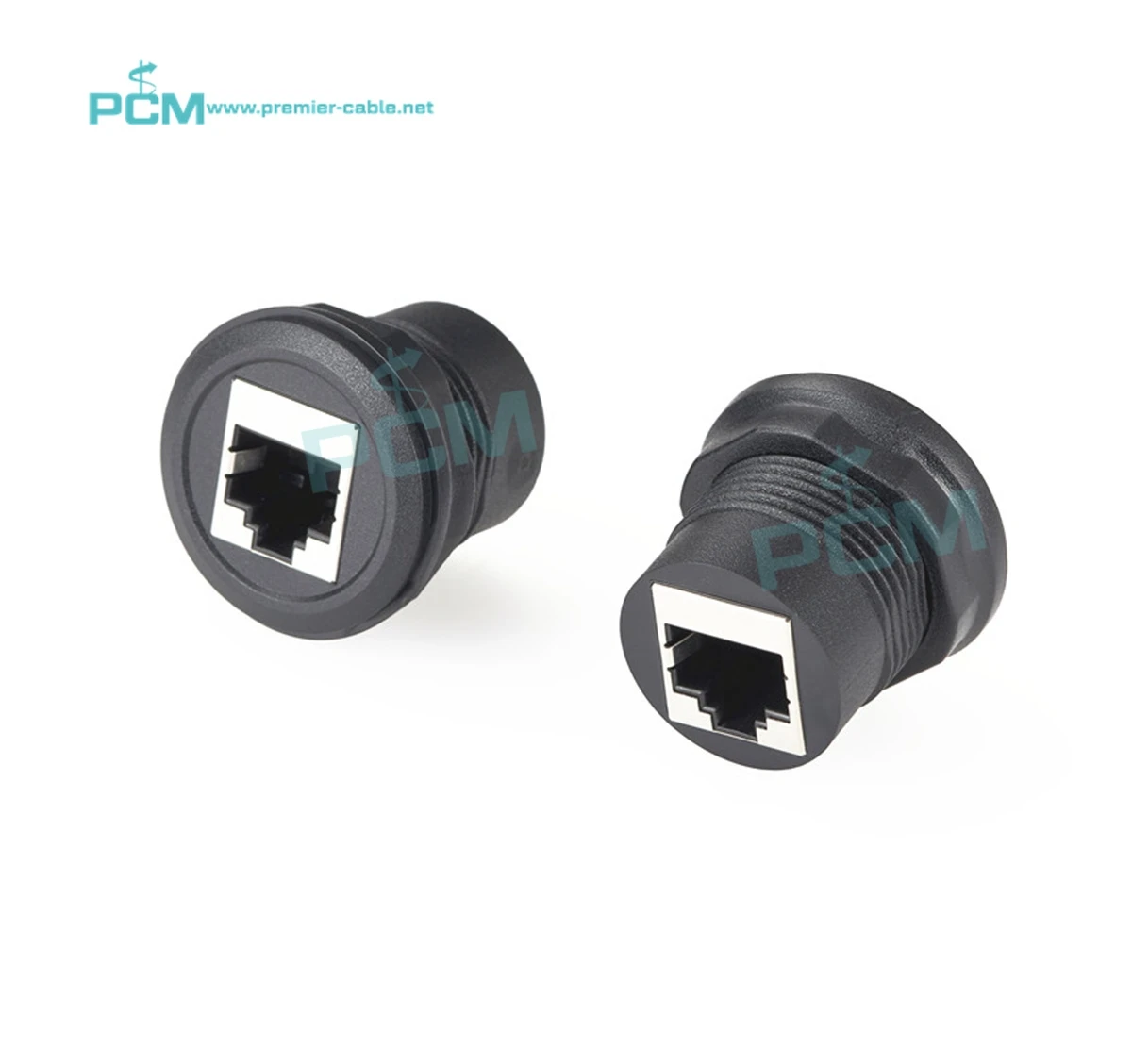 Short Type Universal Rj45 Ethernet Uhf Pass Through Round Panel Mount ...