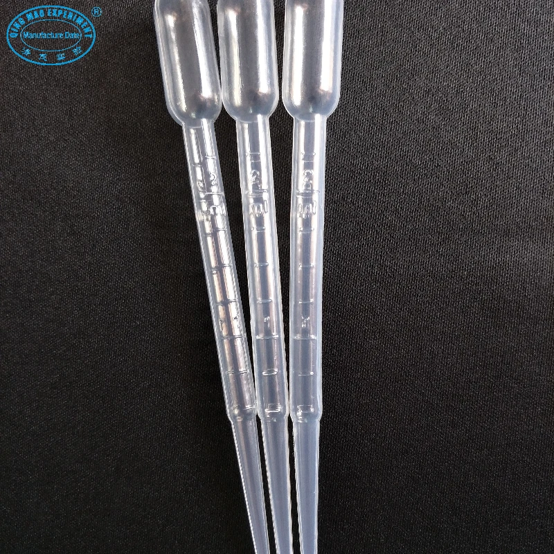 Laboratory Disposable Plastic Droppers 2ml Transfer Pasteur Pipette ...