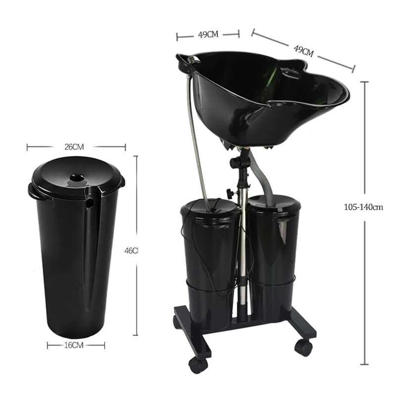 Portable Shampoo Basin - Adjustable Height & Durable