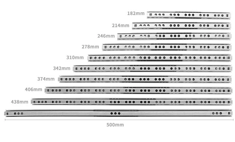 Toco Telescopic Channels Sliding Track Channel Off Slides Ball Bearing ...
