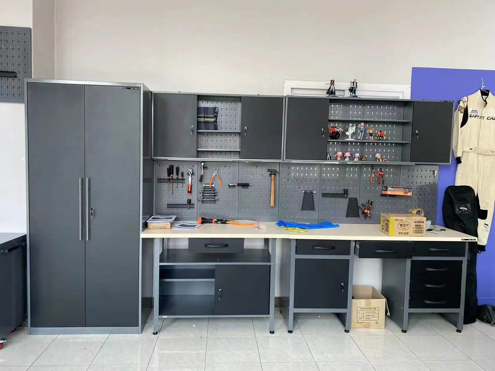 Jzd Tool Workbench Garage Organization Systems Metal Steel Garage Tool ...