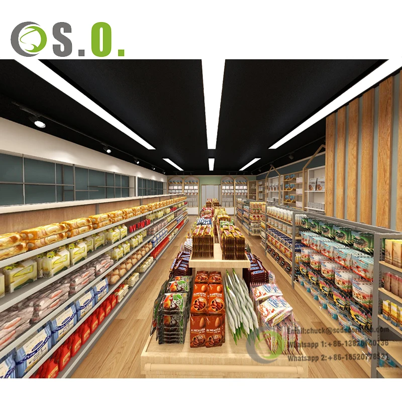 Convenience Interior Showroom Design Retail Stores Supermarket ...