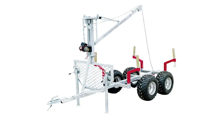 Forestry UTV ATV Timber Trailer - Efficient Logging Transit