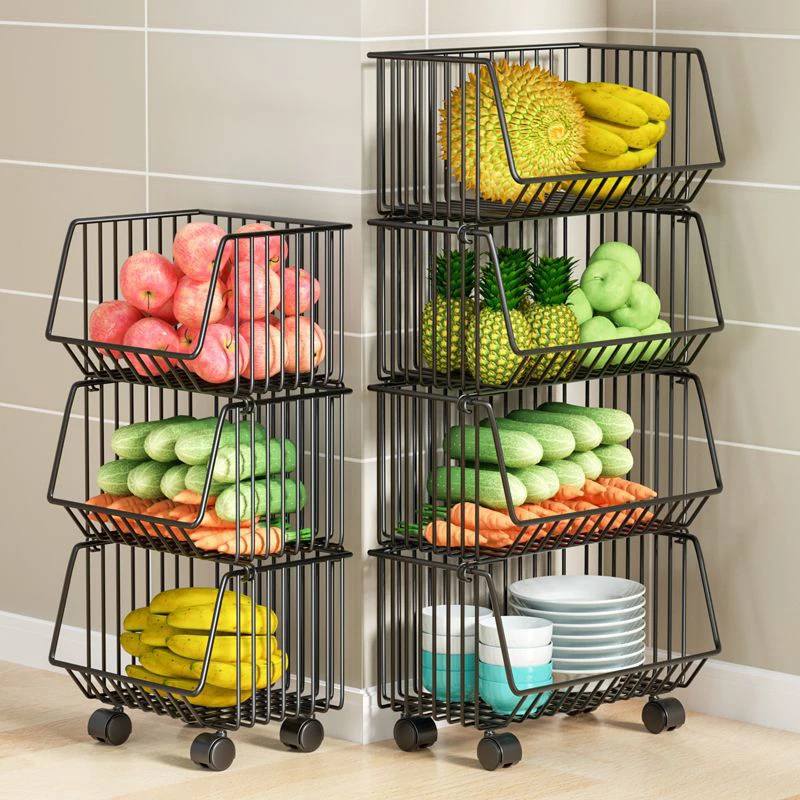 Supermarket Vegetable Rack Countertop Fruit Vegetables Basket Bowl ...