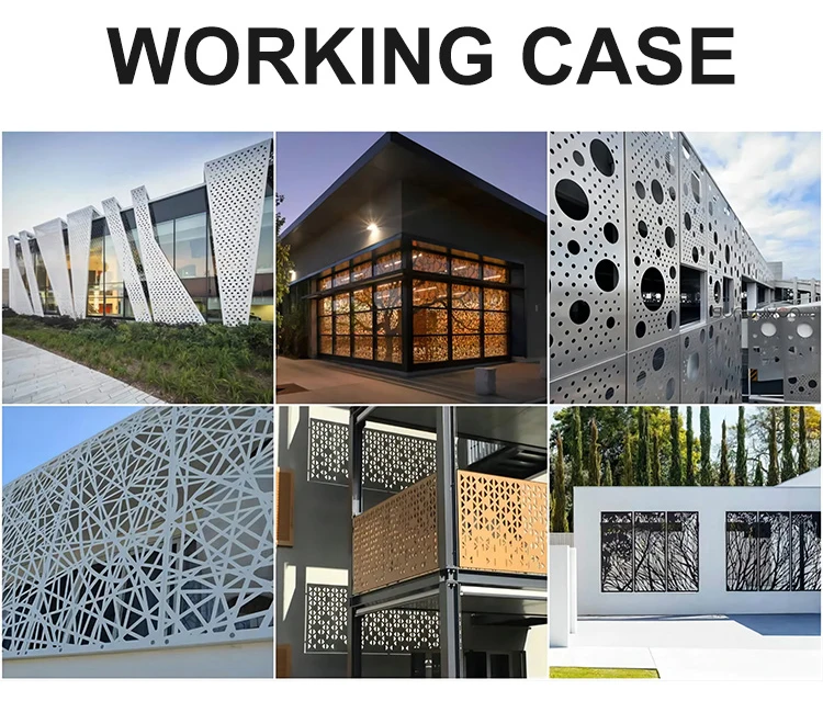 Building Wall Panel Decorative Laser Cutting Perforated Aluminum ...