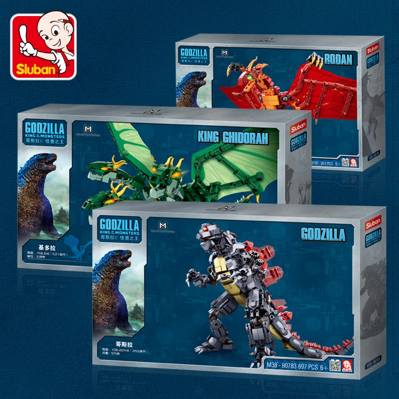 Sluban Building Blocks M38-b0783 Godzilla The King Of Monster 697pcs ...