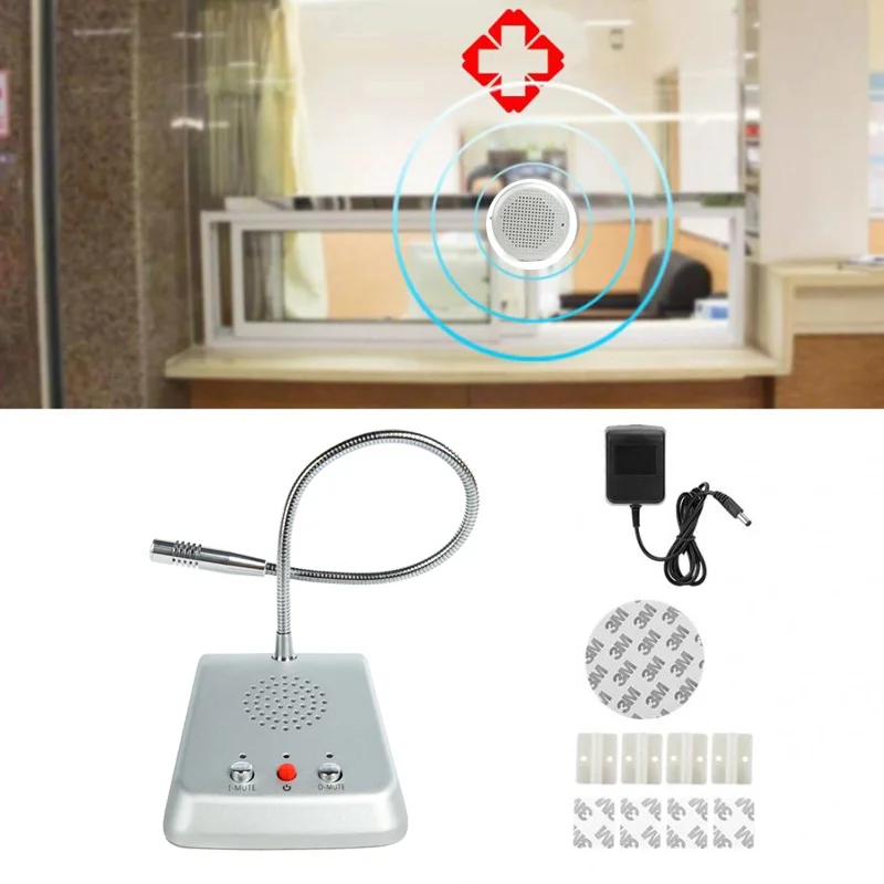 Window Counter Intercom System - Secure & Efficient Communication