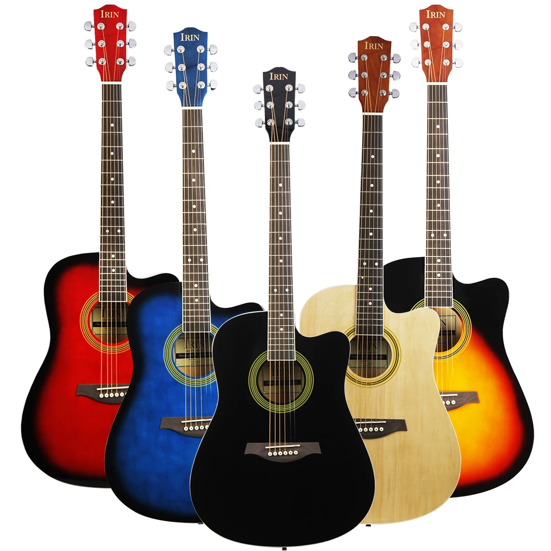 Wholesale IRIN 4160 Acoustic Guitars - 41 Inch, 5 Colors