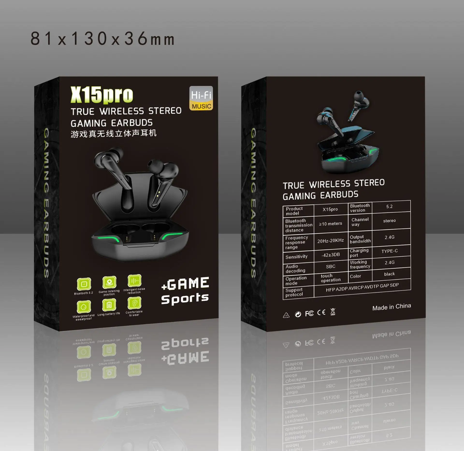 X15 Pro Tws True Wireless Earphone Mini Earbuds G11 Wireless Stereo ...