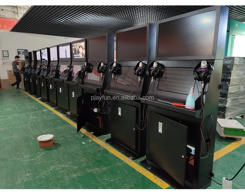 Playfun Indoor Outdoor Coin Operated Karaoke Booth for Sale