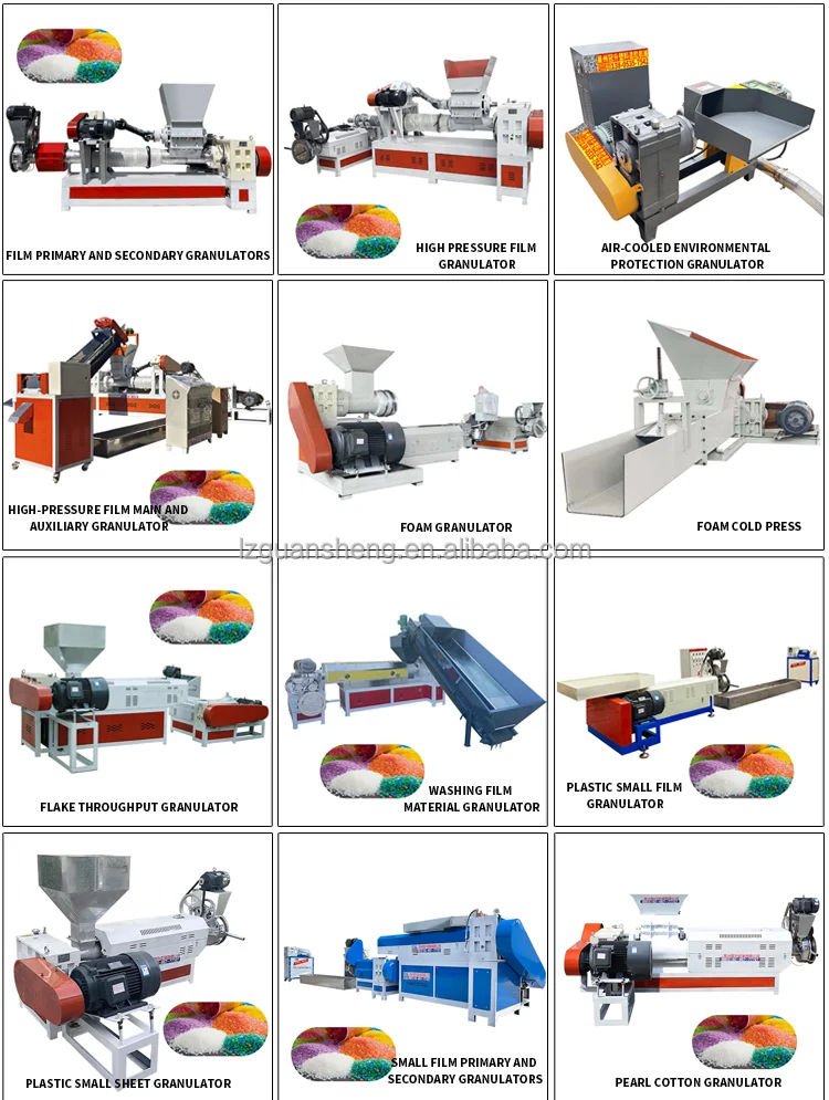 Plastic Granule Raw Material Machine Extruder Machine Plastic Recycling ...