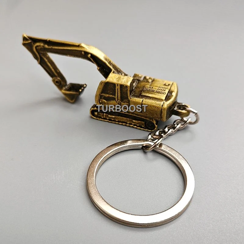 3d Excavator Keychain | Digger Construction Vehicle Gift Keyring ...