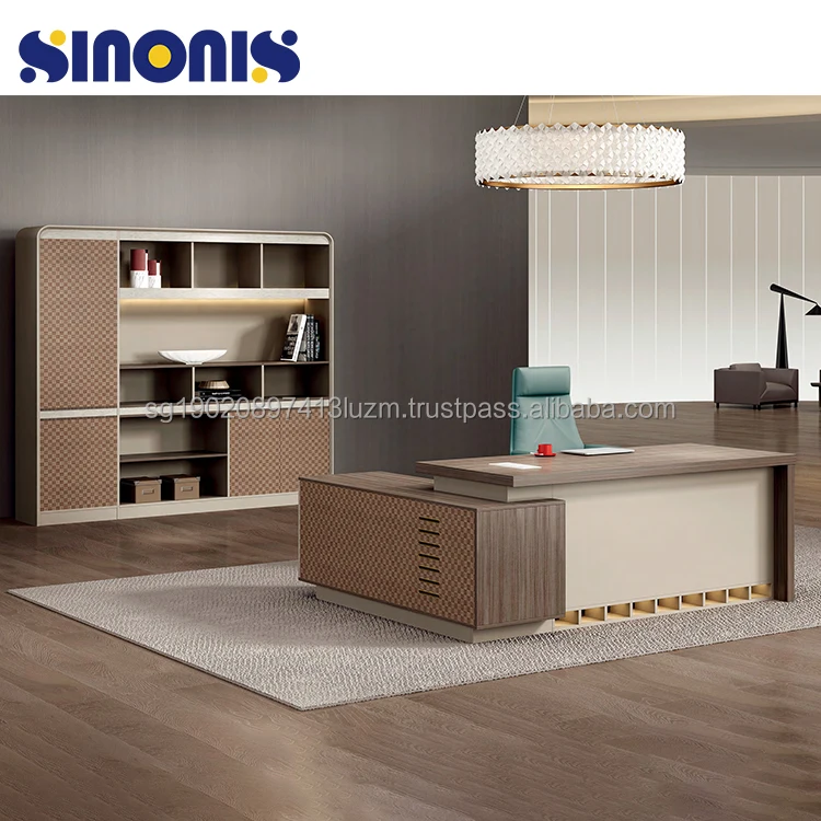 Sinonis Executive Office Furniture Desk Modern Luxury Office L Shaped ...