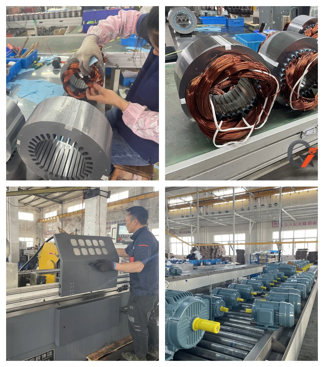 4-Pole 75 Kw AC Induction Asynchronous Electric Generator Alternator ...