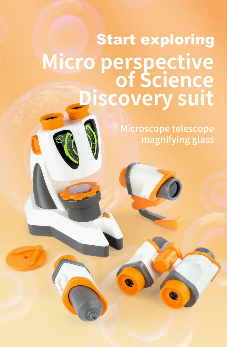 Educational Kids Microscope Preschool Science Toy Children's Toy ...