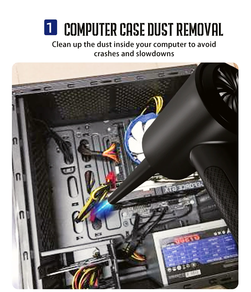 51000RPM Electric Air Duster - Efficient Dust Removal