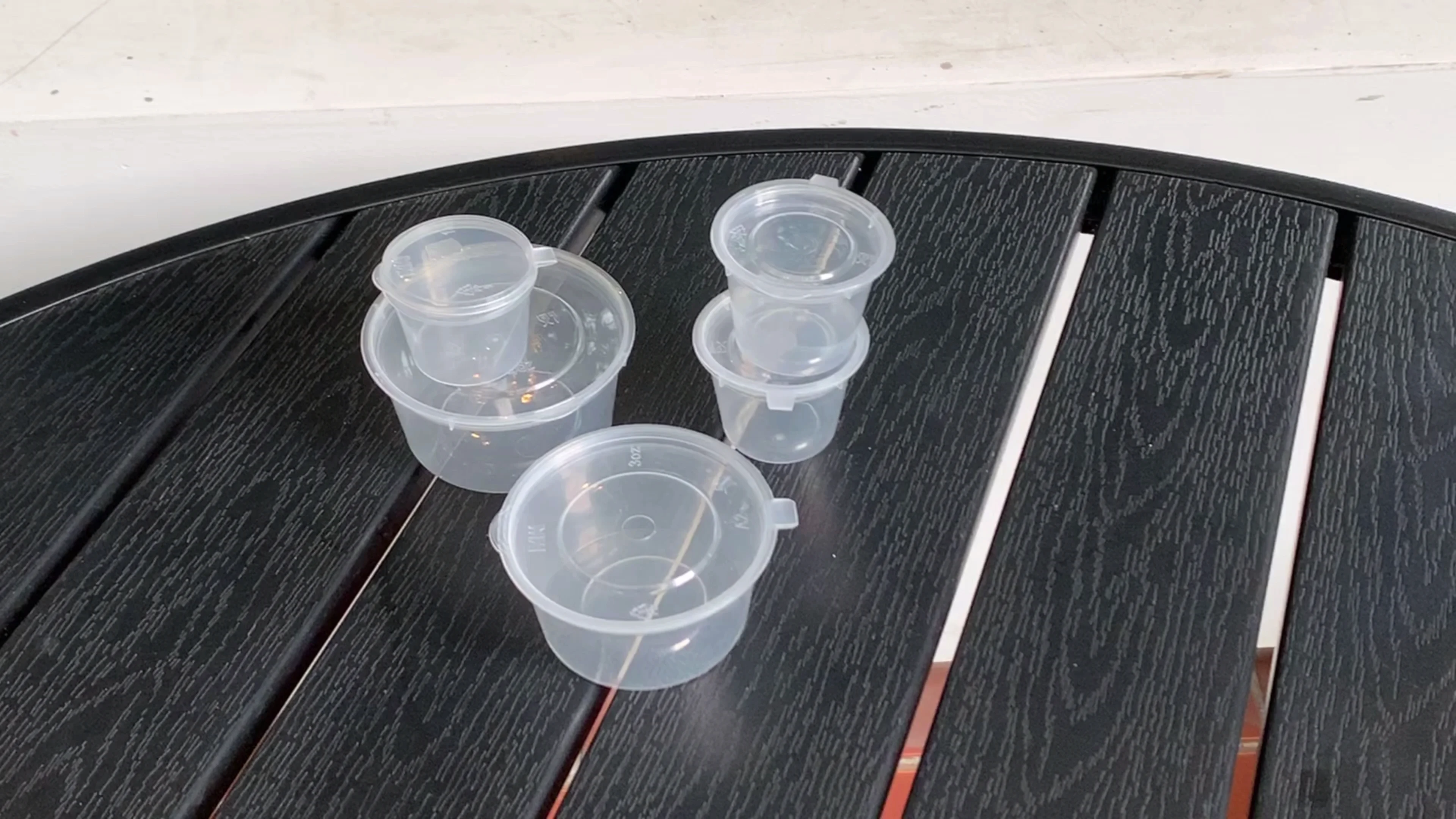 Custom Capacity Biodegradable Recyclable Hinged Lid Take Away Devided ...