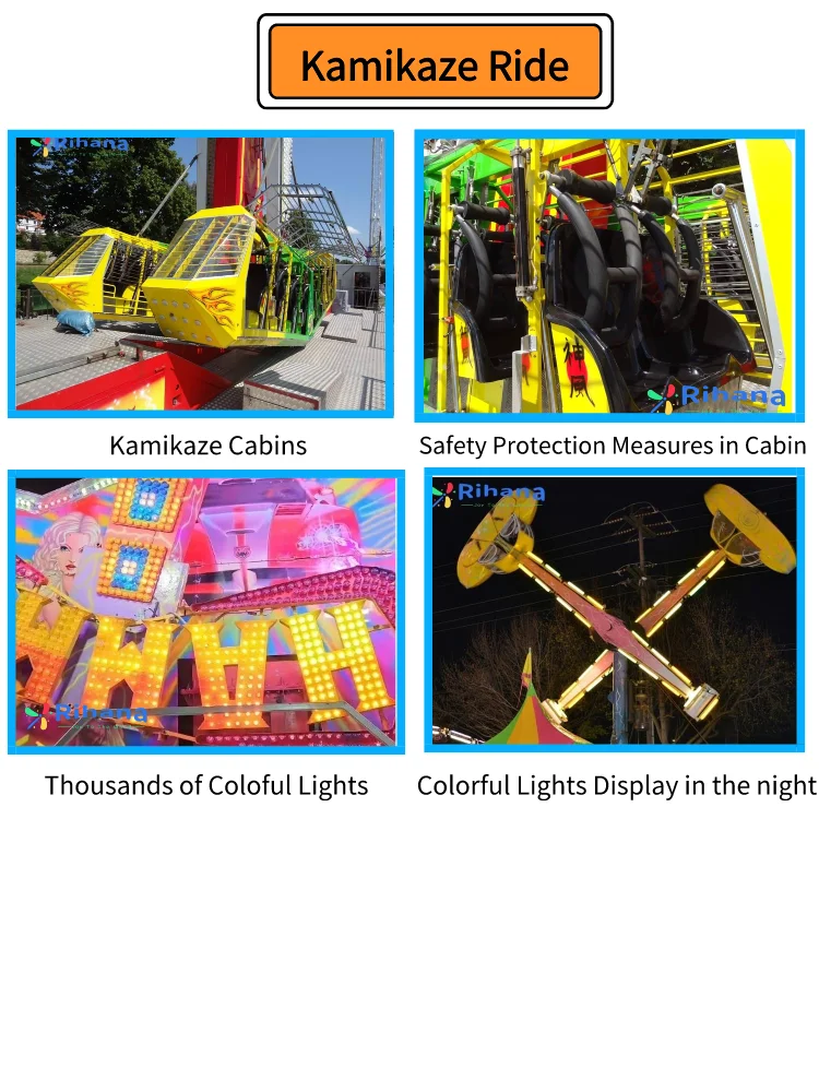 Outdoor Theme Park Crazy Rides Attraction Amusement Park Equipment ...