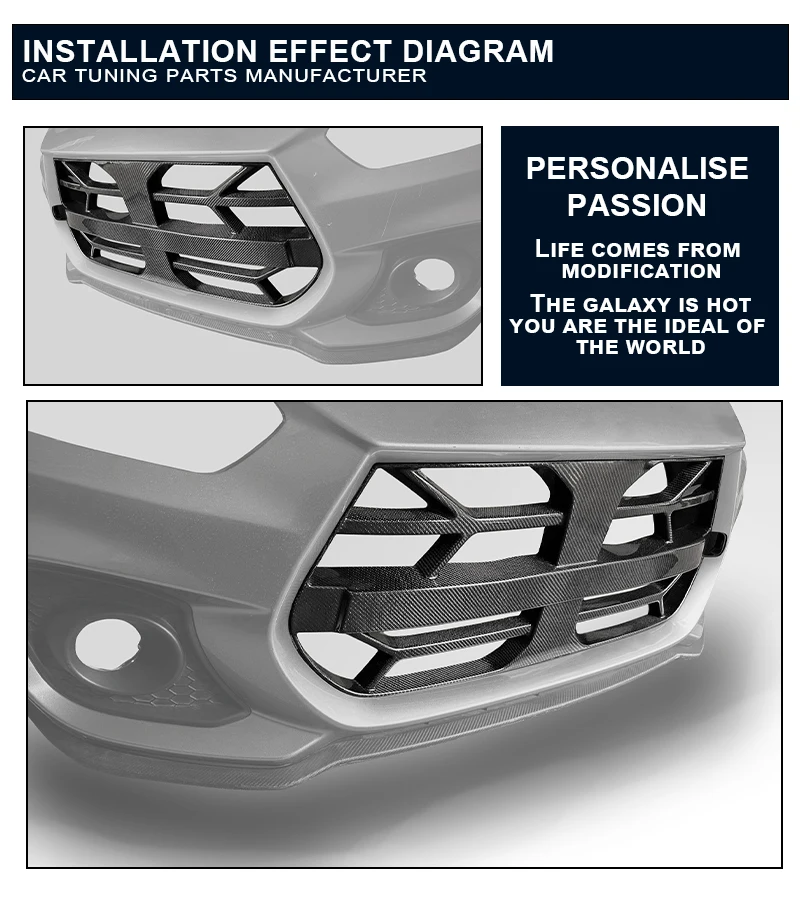 Suzuki Swift Sport ZC33S Carbon Fiber Grille - SW Designs