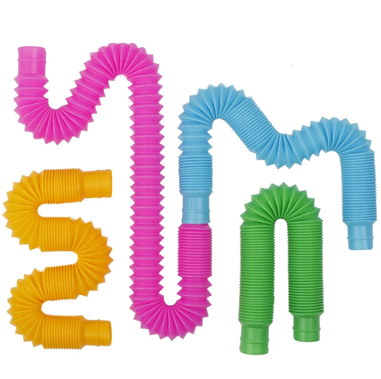 Colorful Striped Sensory Fidget Toys - 3CM Pop Tube for Autism & ADHD, OEM