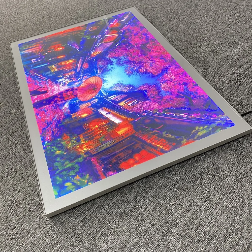 Wall Art Frame Led Light Picture Frame Lightbox A3 A2 A1 A0 Custom ...