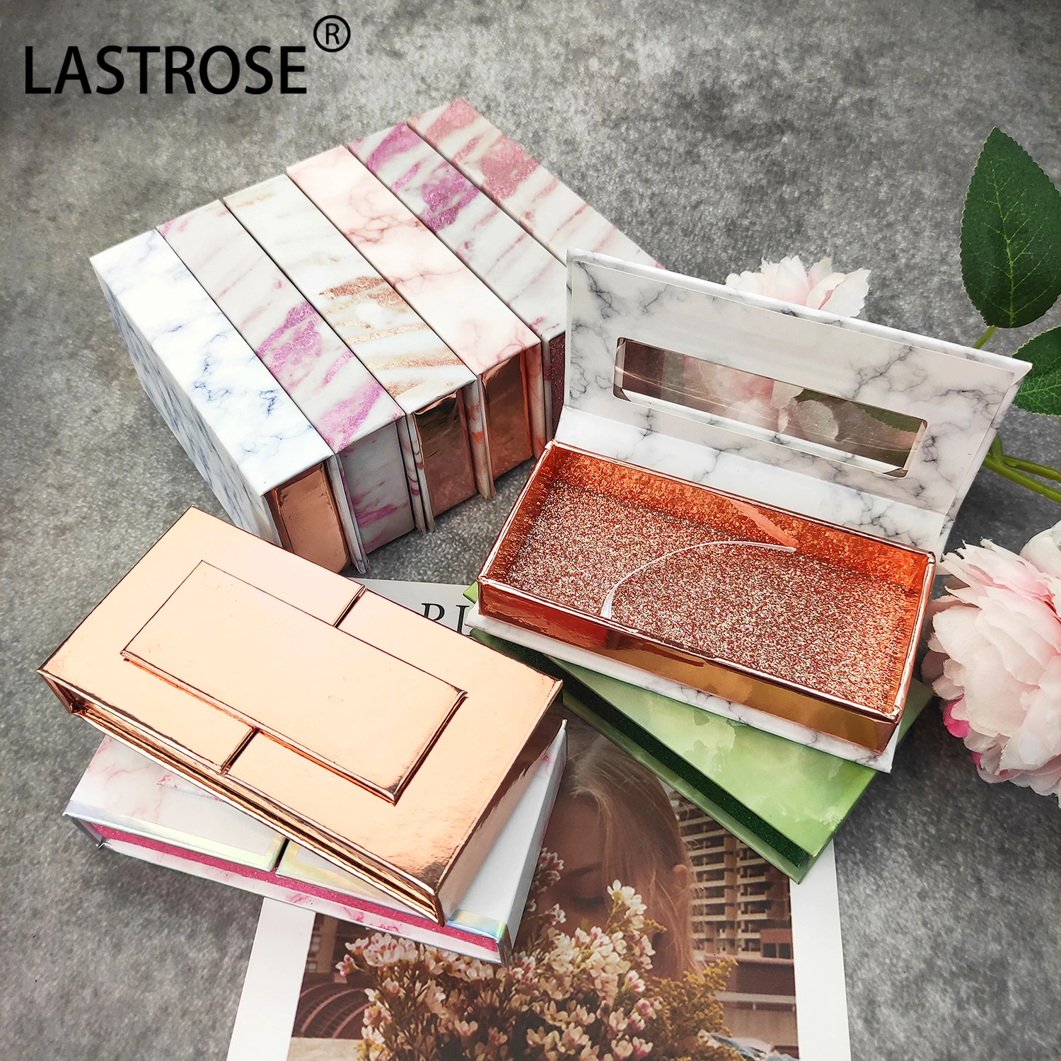 Wholesale Strip Lash Packaging Boxes - Magnetic Mink Eyelash Boxes