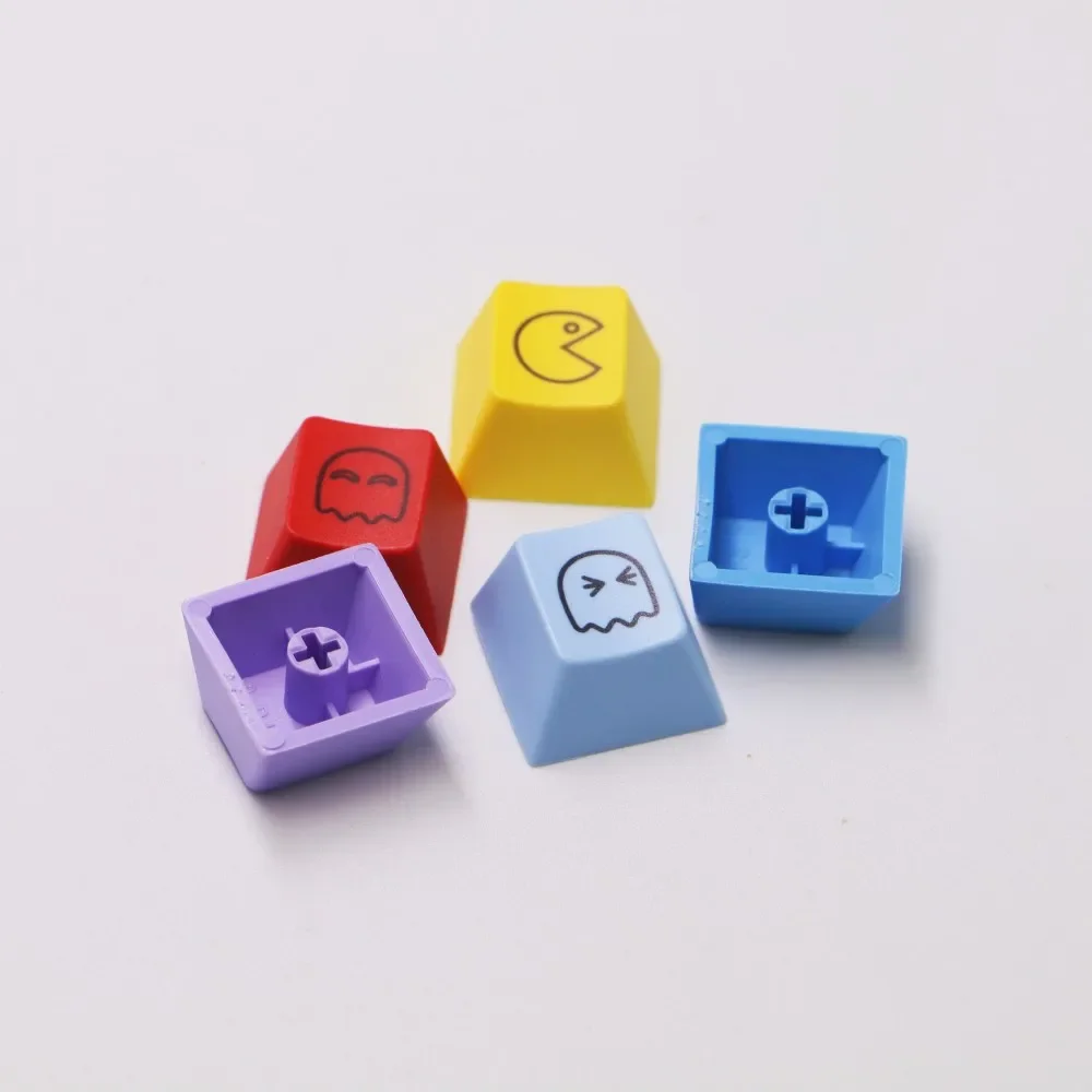 Cute Cartoon R4 PBT Cherry Profile ESC F1 Keycaps Set