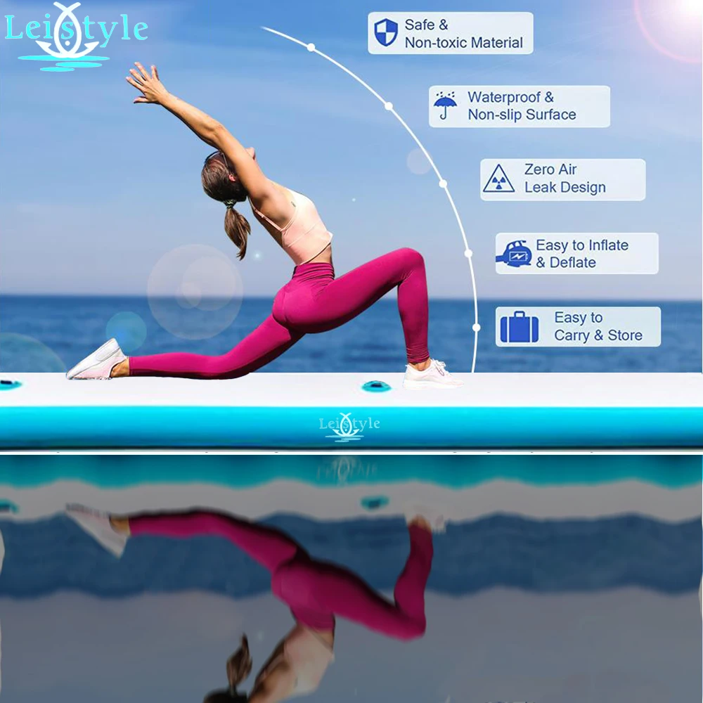 Inflatable Floating Dock Ocean Portable Water Platform With None Slip ...