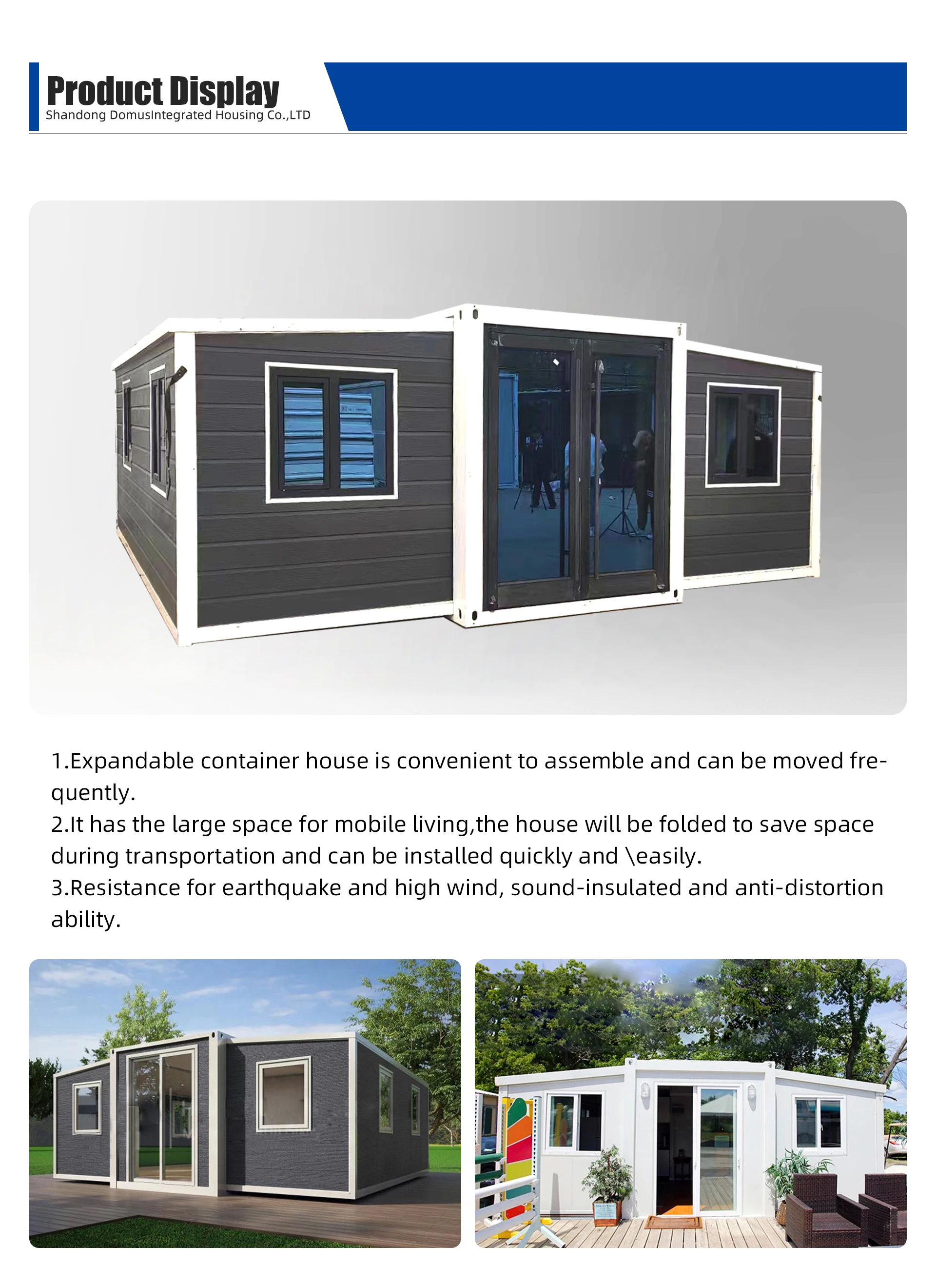 Fast Build Modular Prefabricated Portable Container House 20ft 40ft ...