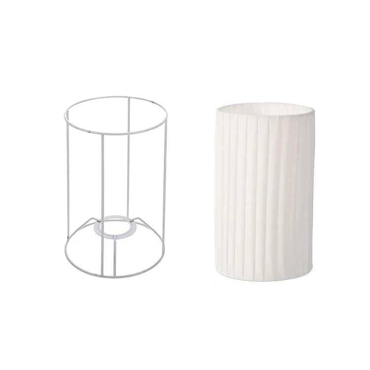 Modern Lampshade Rings Round Lamp Shade Kit Metal Wire Frame With ...