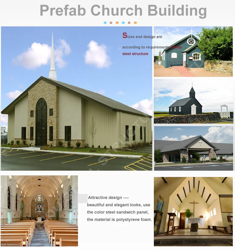 Modular Prefab Church Building Kit for Community Worship and Gatherings ...