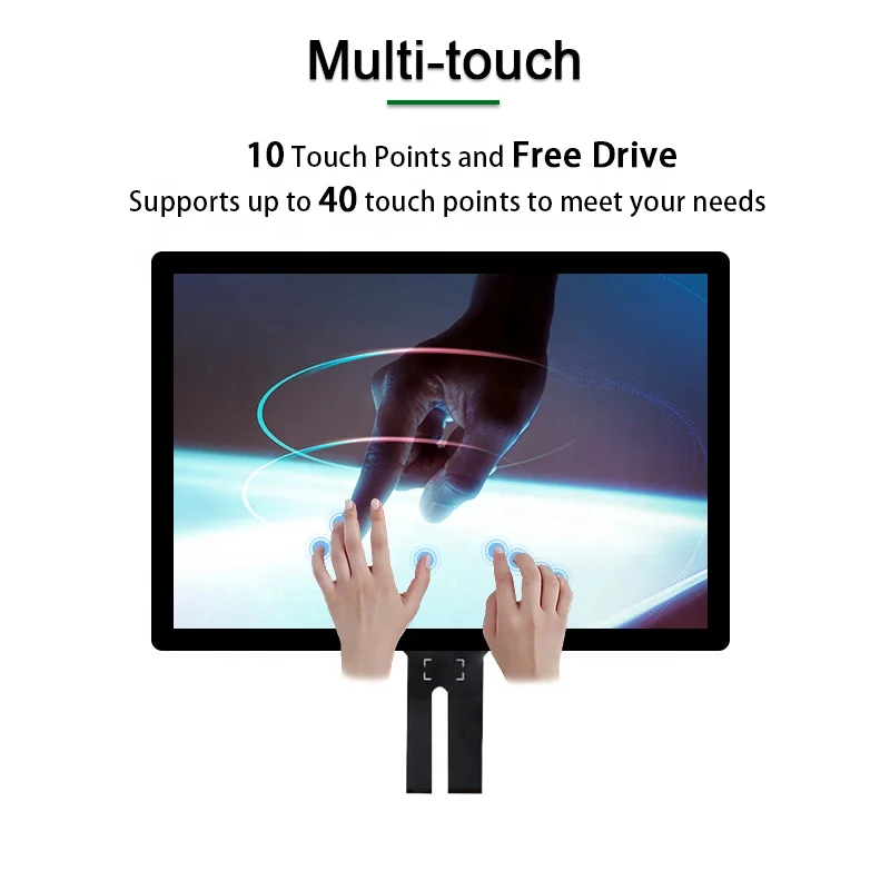 65 Inch Projected Capacitive Touch Screen - Waterproof & Glove Touch ...